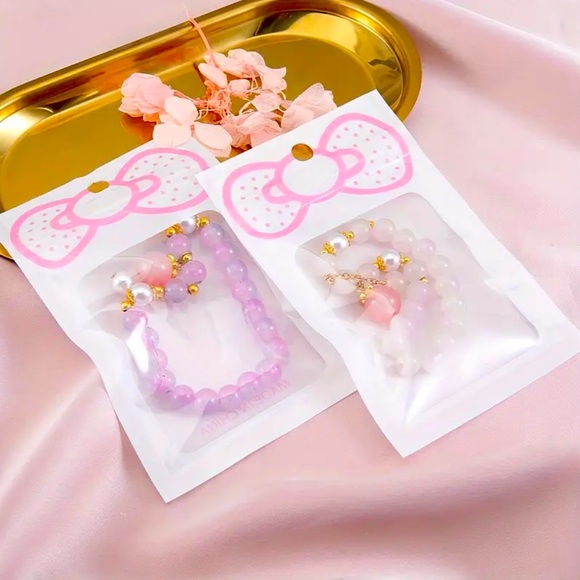 Office | 15 Pink Bow Jewelry Packing Bags Poly Mailers | Poshmark